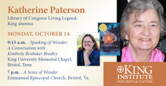 King Welcomes Living Legend Katherine Paterson ‘54 | King University